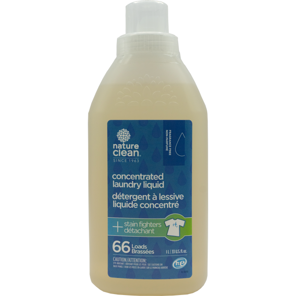 Laundry Concentrate - 1L - Fragrance Free – Nature Clean