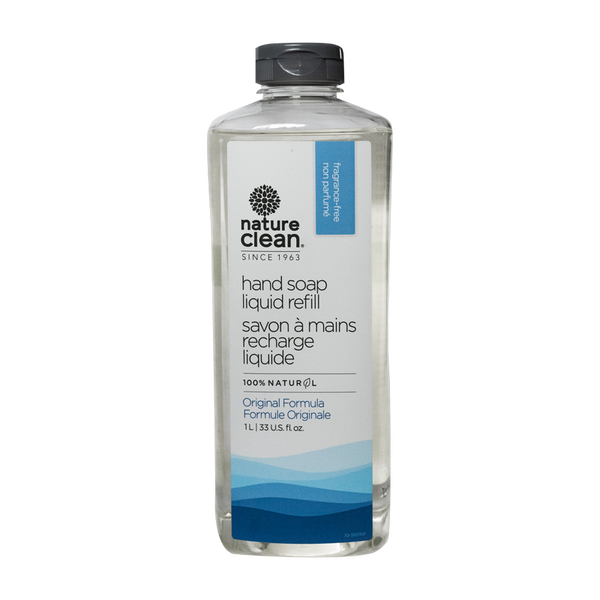 Liquid Hand Soap Refill - 1L - Fragrance-Free – Nature Clean